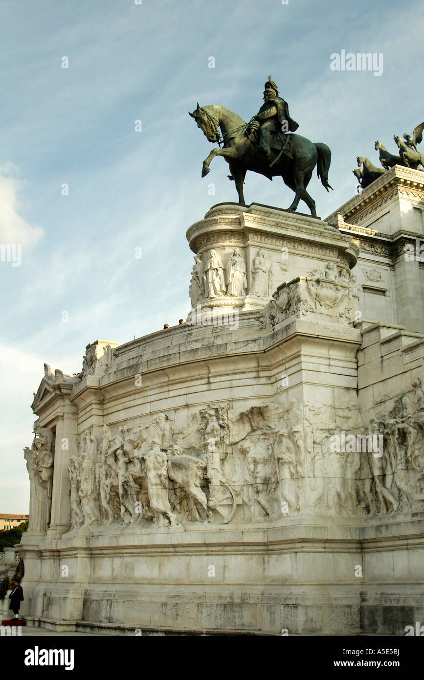 Equestrian statue of Vittorio Emanuele II of Savoia, first king of ...