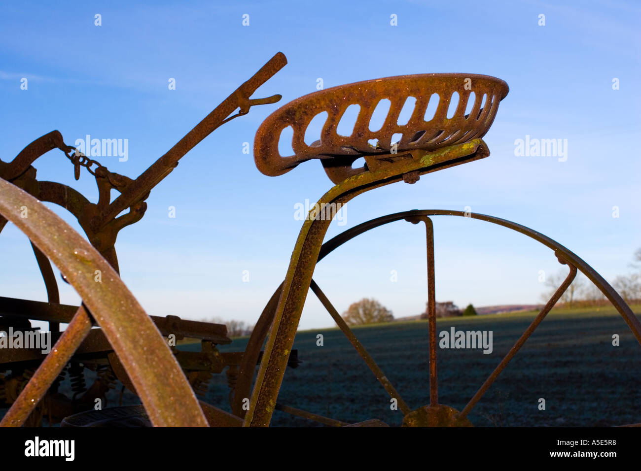 Old Farm Machinery Stock Photo - Alamy