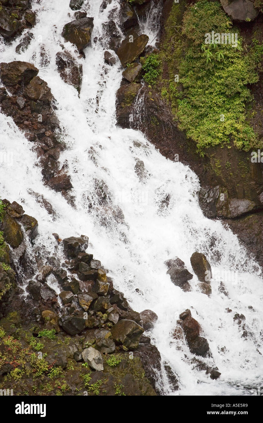 Waterfall at Langvin, Reunion island Stock Photo - Alamy