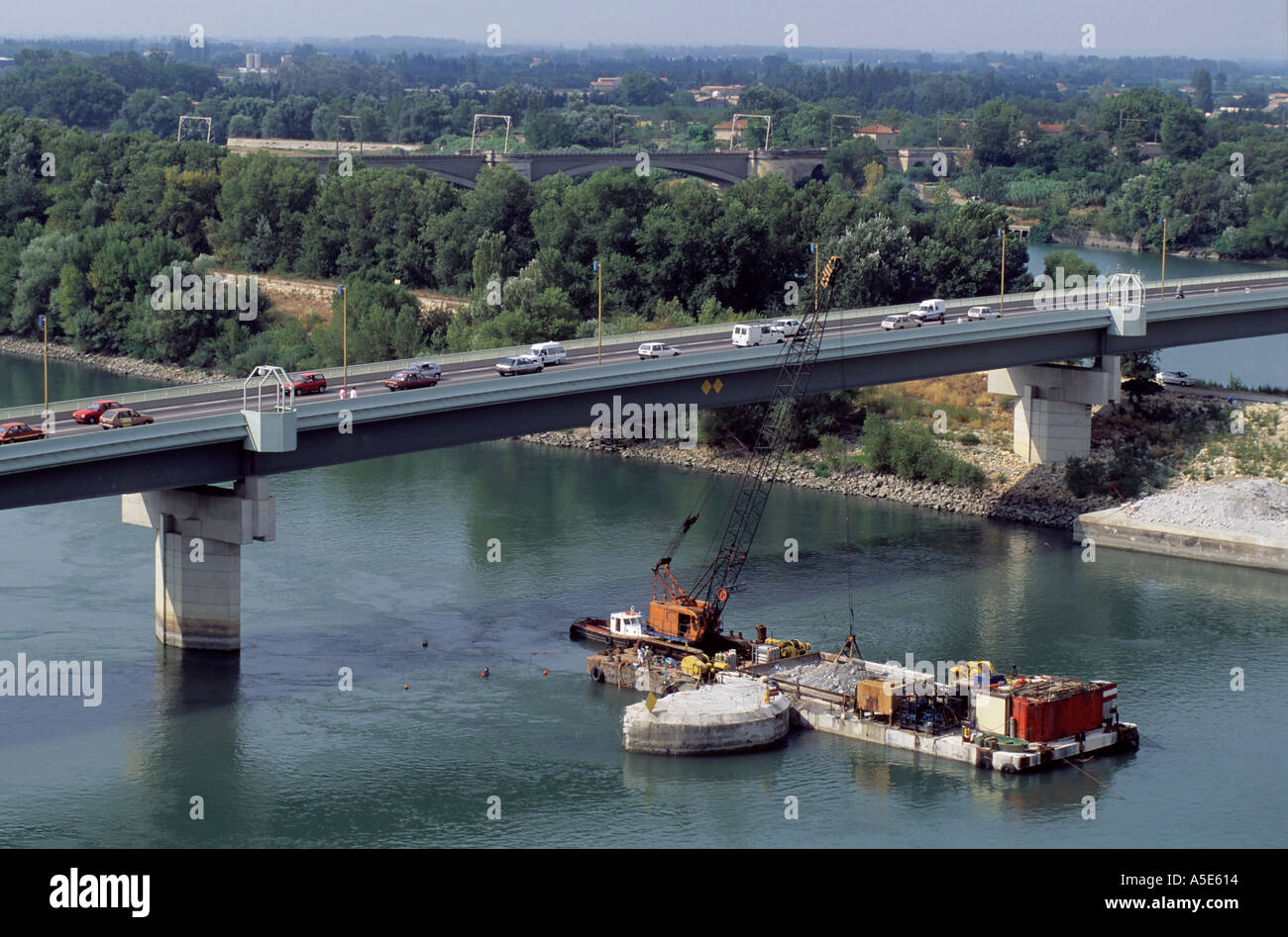 Work bridge over river hi-res stock photography and images - Alamy