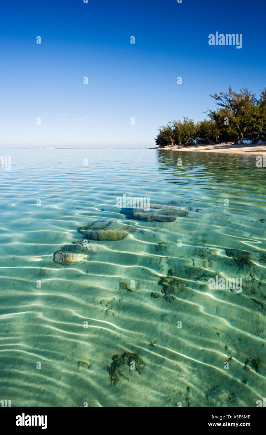 The Lagoon, Reunion Island Stock Photo - Alamy