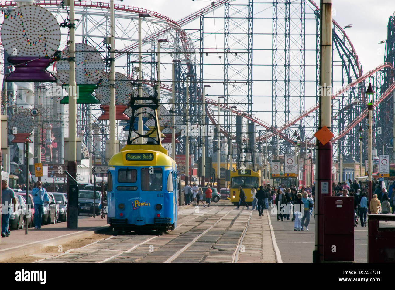 Classic seaside trams hi-res stock photography and images - Alamy
