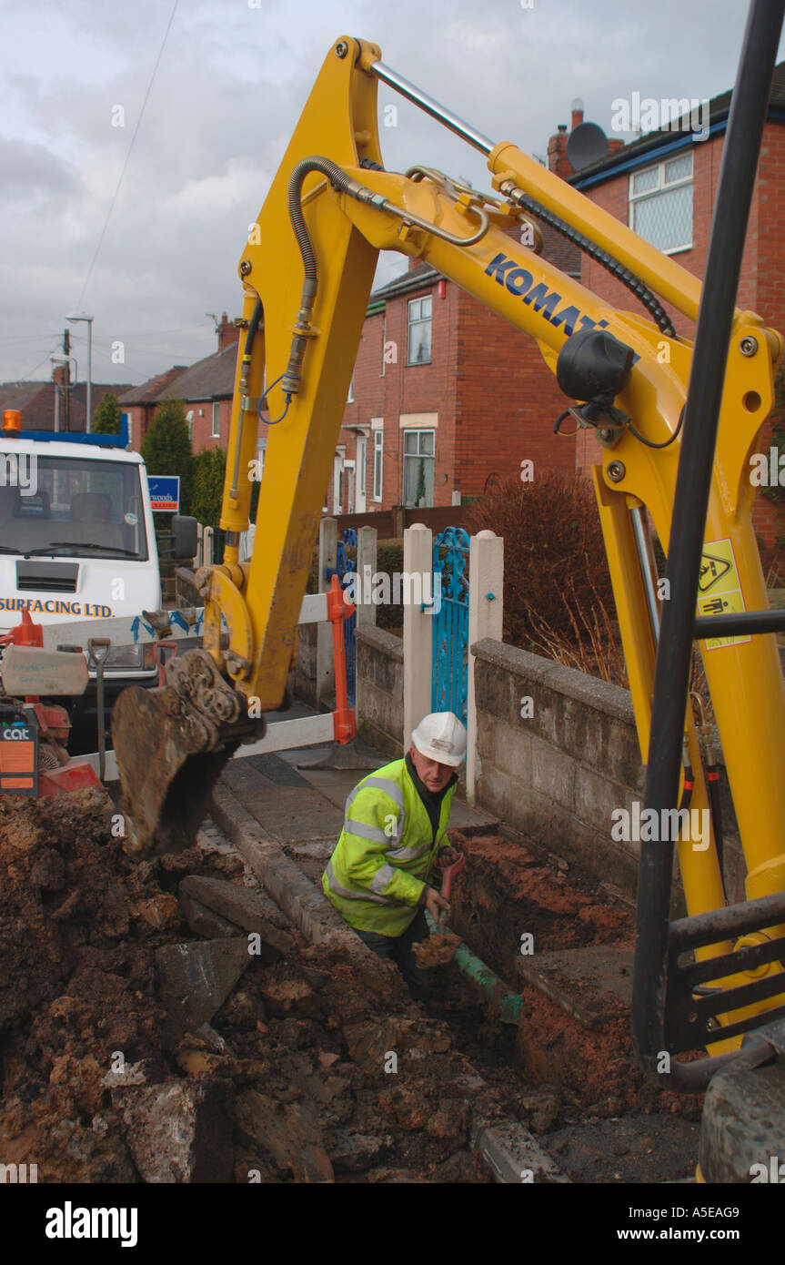 Man inspecting pavement hi-res stock photography and images - Alamy