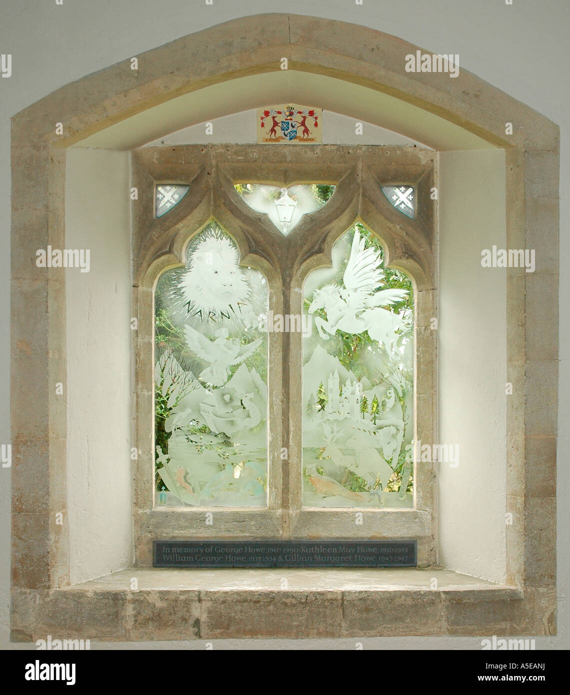 Narnia Window, Holy Trinity Church, Headington, Oxford, UK. (NB: The ...