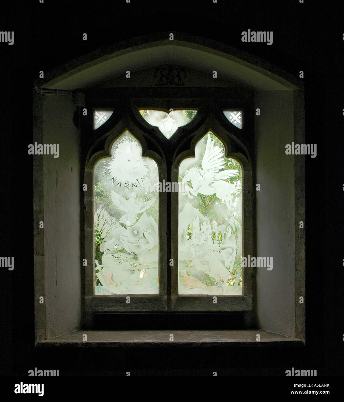 Narnia Window, Holy Trinity Church, Headington, Oxford, UK. (NB: The ...