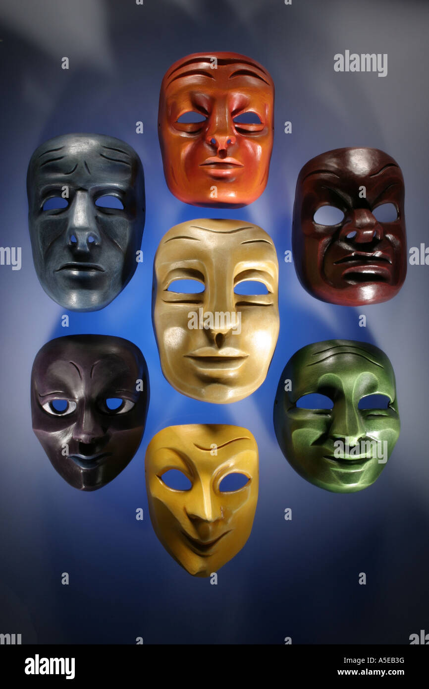 Greek theater masks hi-res stock photography and images - Alamy