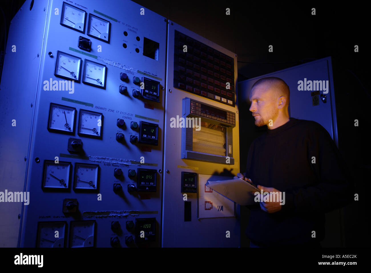 commercial,industrial,monitoring,control panel,clip board,power,man and ...