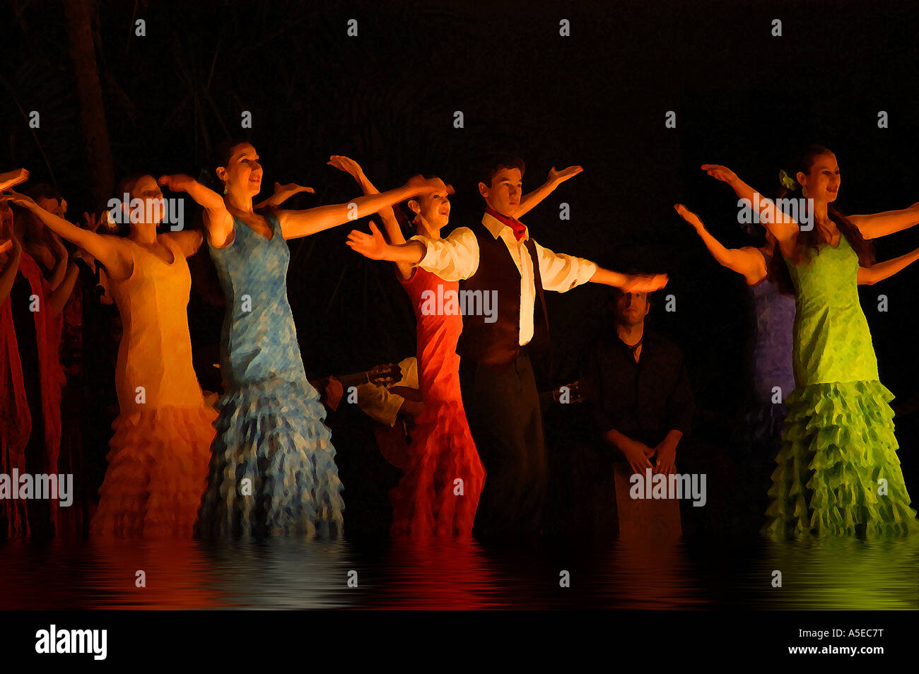 Fiesta dancers santa barbara hi-res stock photography and images - Alamy
