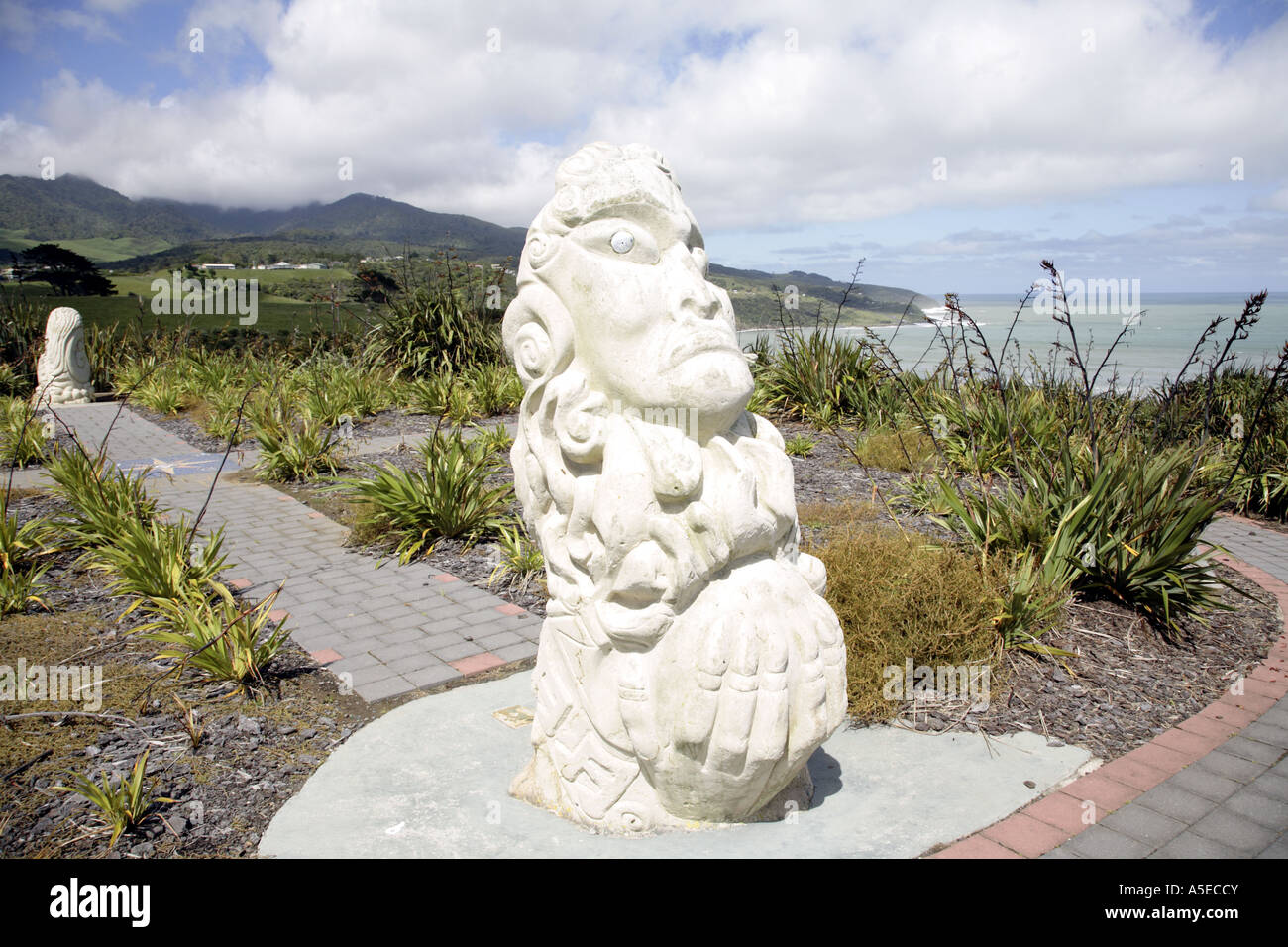 Mahuika Wairua, Maori Fire Goddess, Raglan, New Zealand Stock Photo - Alamy