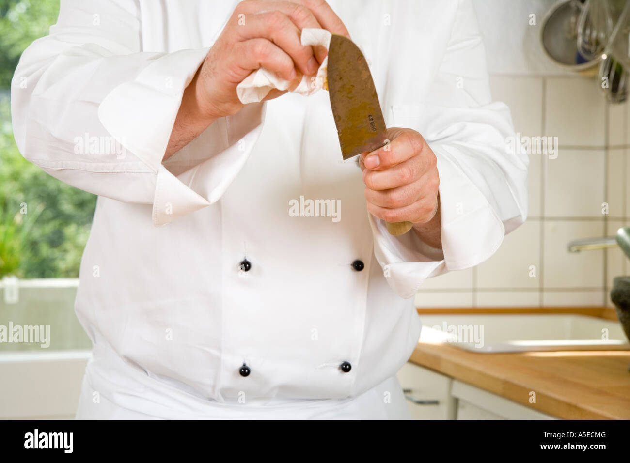 Cleaning smocks hi-res stock photography and images - Alamy
