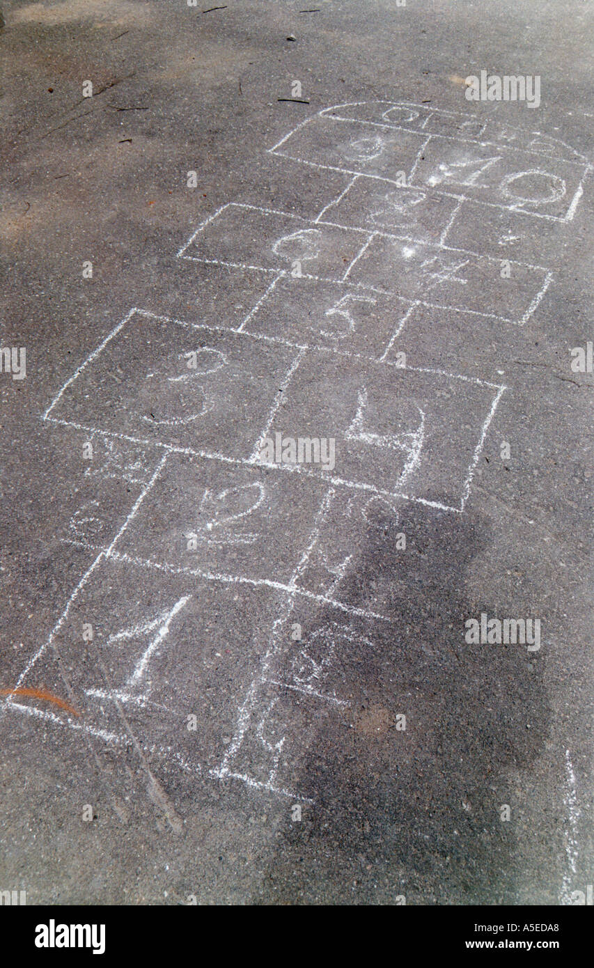 Hop scotch hi-res stock photography and images - Alamy