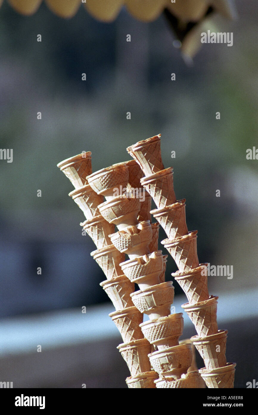 ice cream cones Stock Photo - Alamy