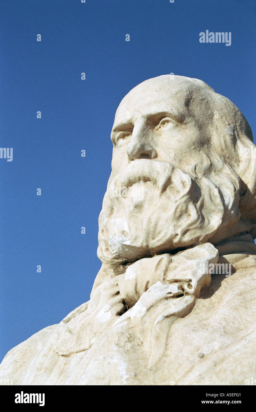garibaldi statue in villa borghese, rome Stock Photo - Alamy