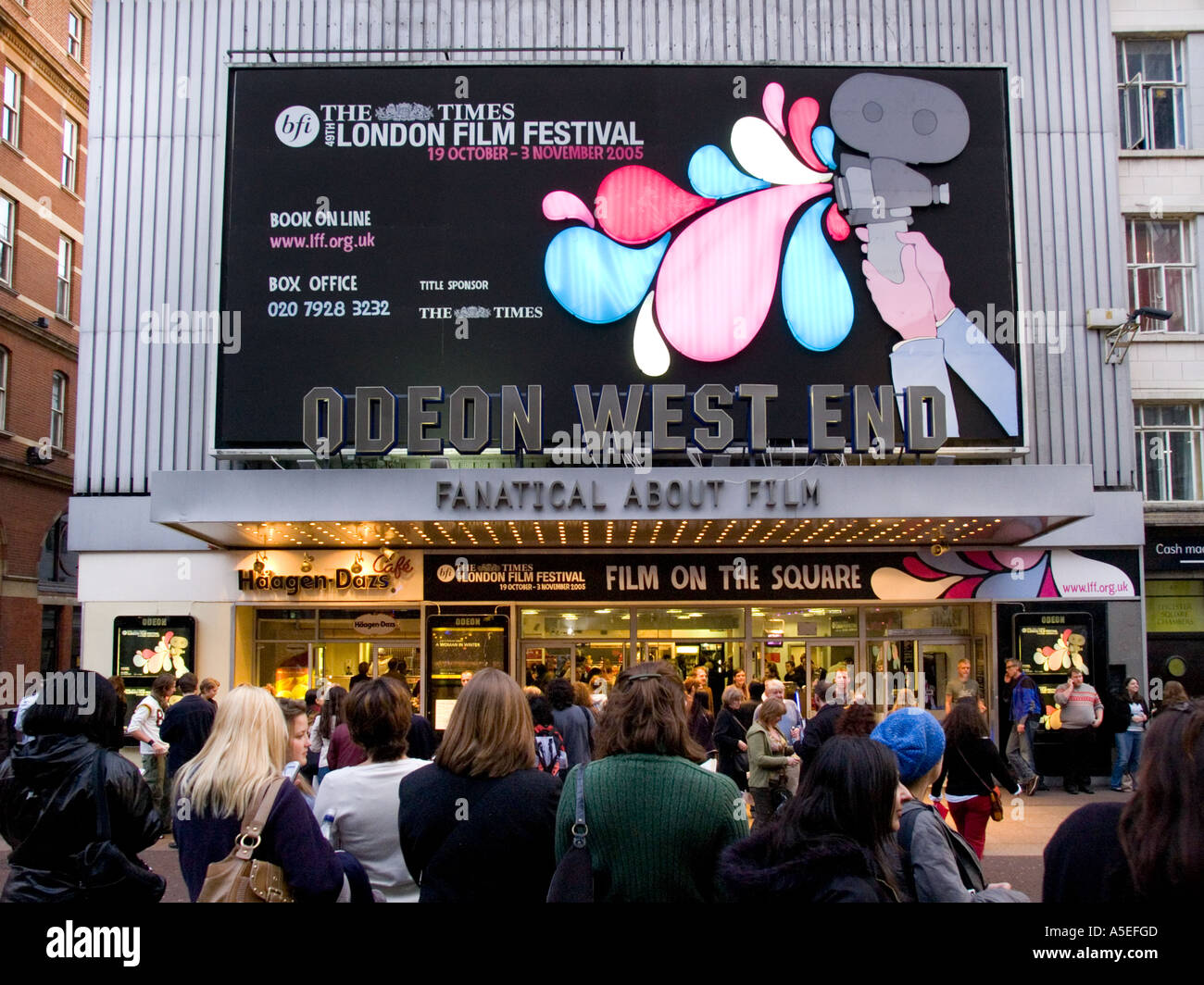 Odeon West End Cinema during the London Film Festival Stock Photo - Alamy