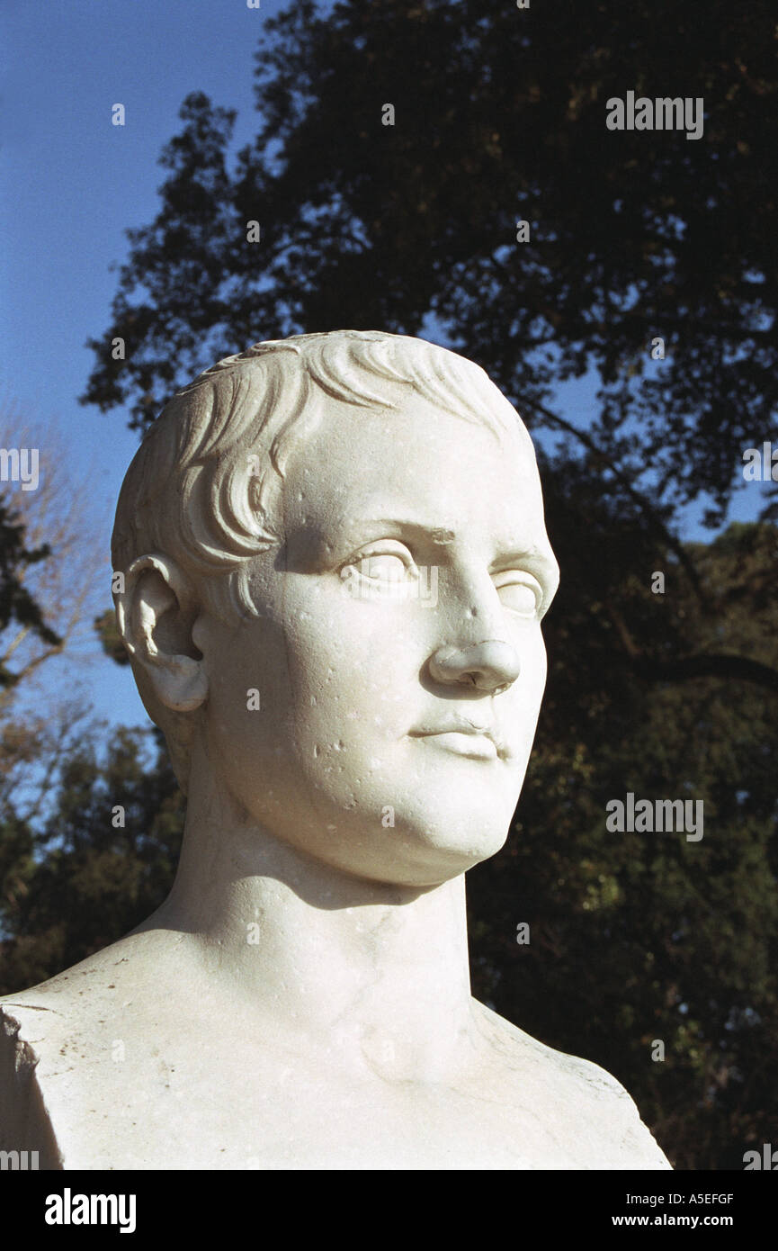napoleon statue in villa borghese, rome Stock Photo - Alamy