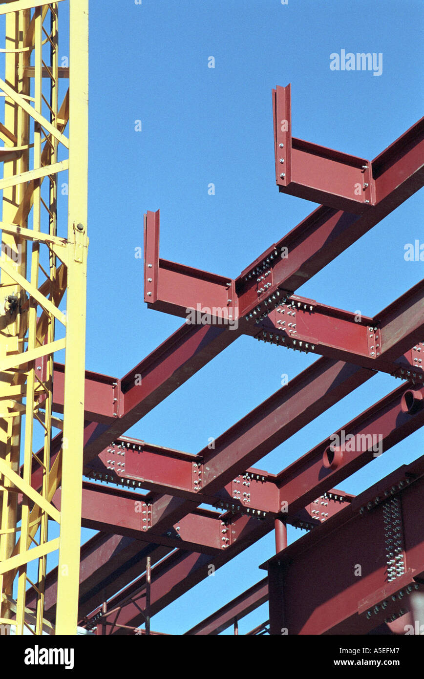 Yellow steel girder framework on hi-res stock photography and images ...