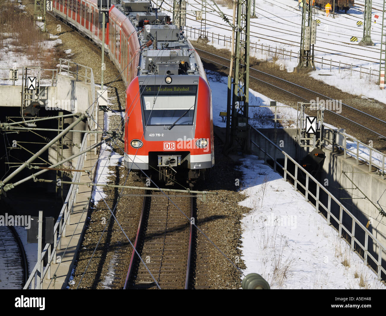 Munich, railway near main station Stock Photo - Alamy