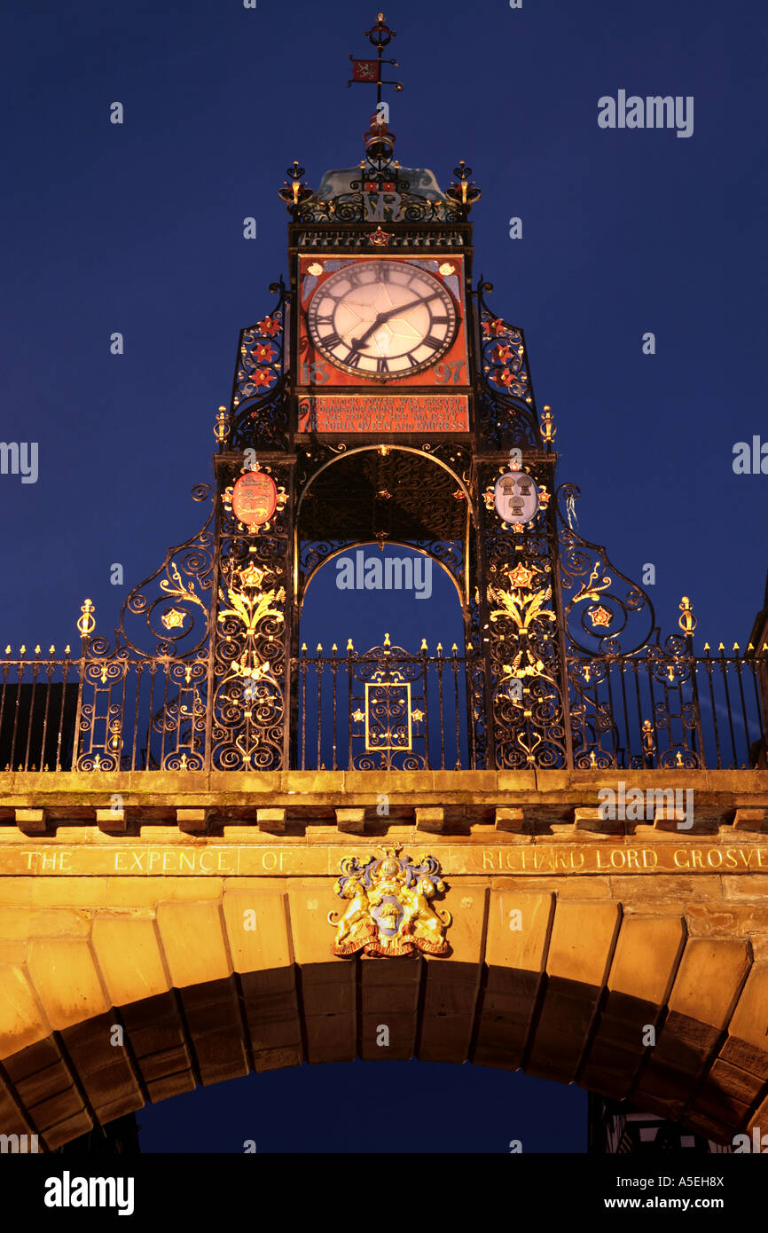 Chester City Clock (Eastgate Street/Foregate Street) Eastern Gate of ...
