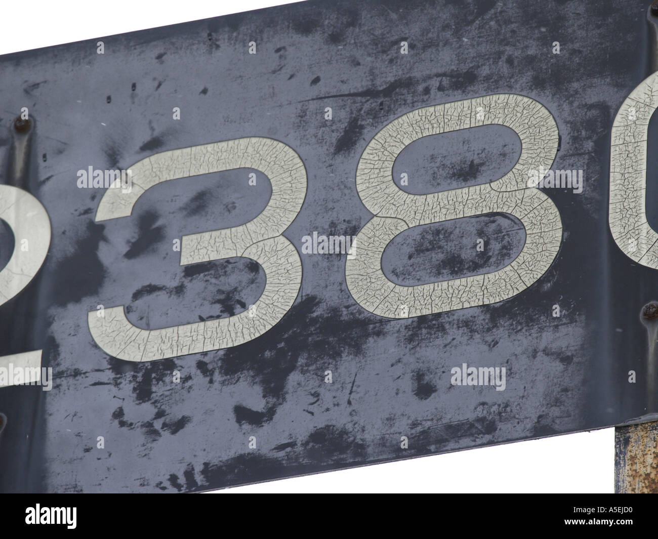 writing numbers 38 Stock Photo - Alamy