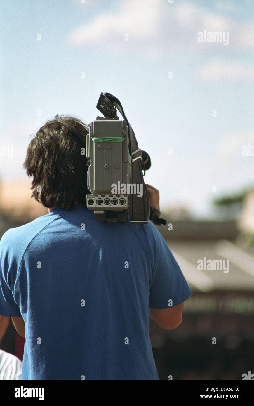 tv camera man Stock Photo - Alamy