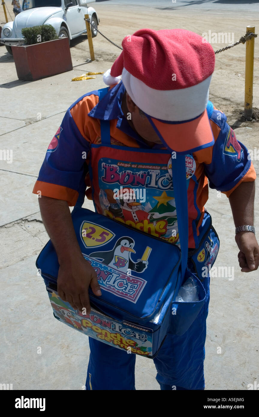 bon ice - xochimilco street seller of ice cream- mexico Stock Photo - Alamy