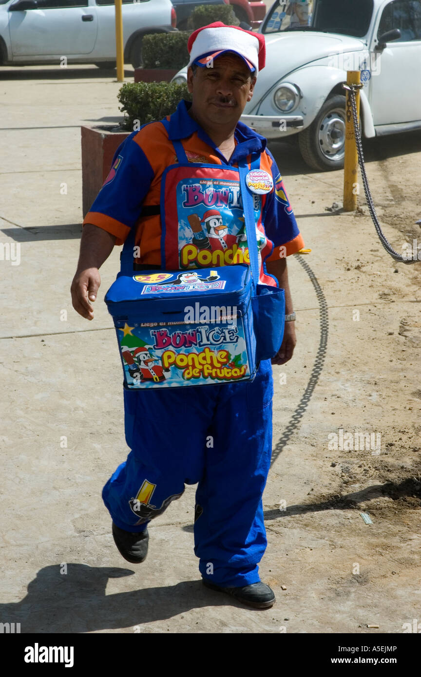 bon ice - xochimilco street seller of ice cream- mexico Stock Photo - Alamy