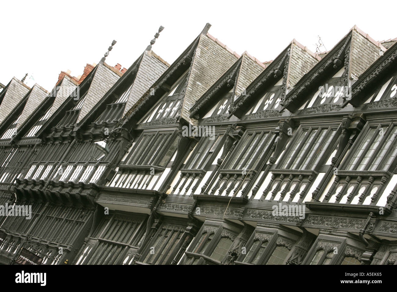 Chester city roof roofs diagonal window windows street color colorful ...