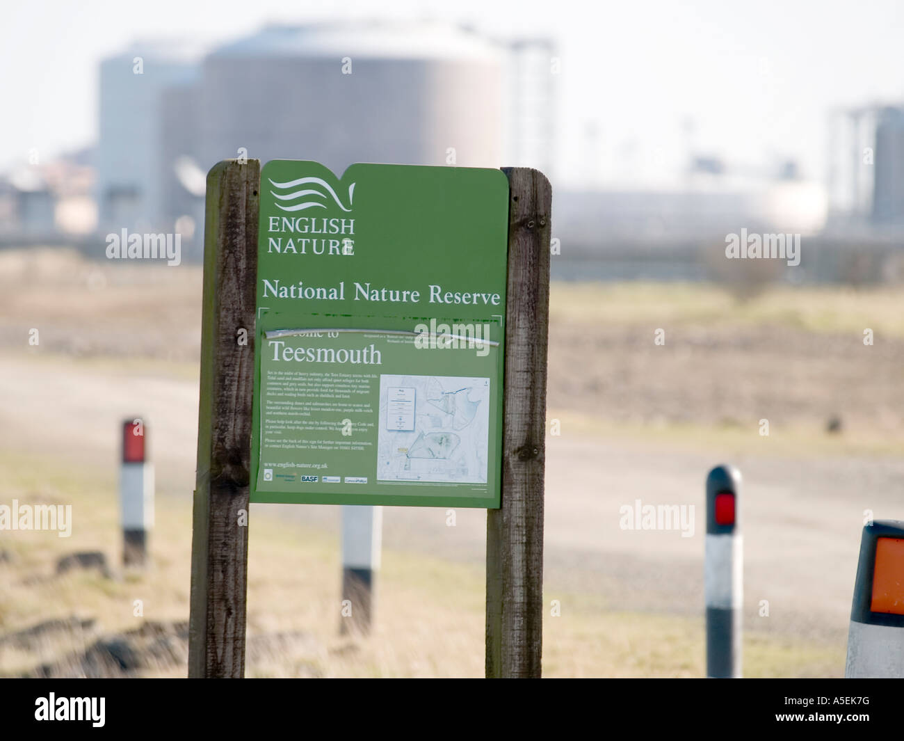 English Nature now Natural England national nature reserve sign with ...