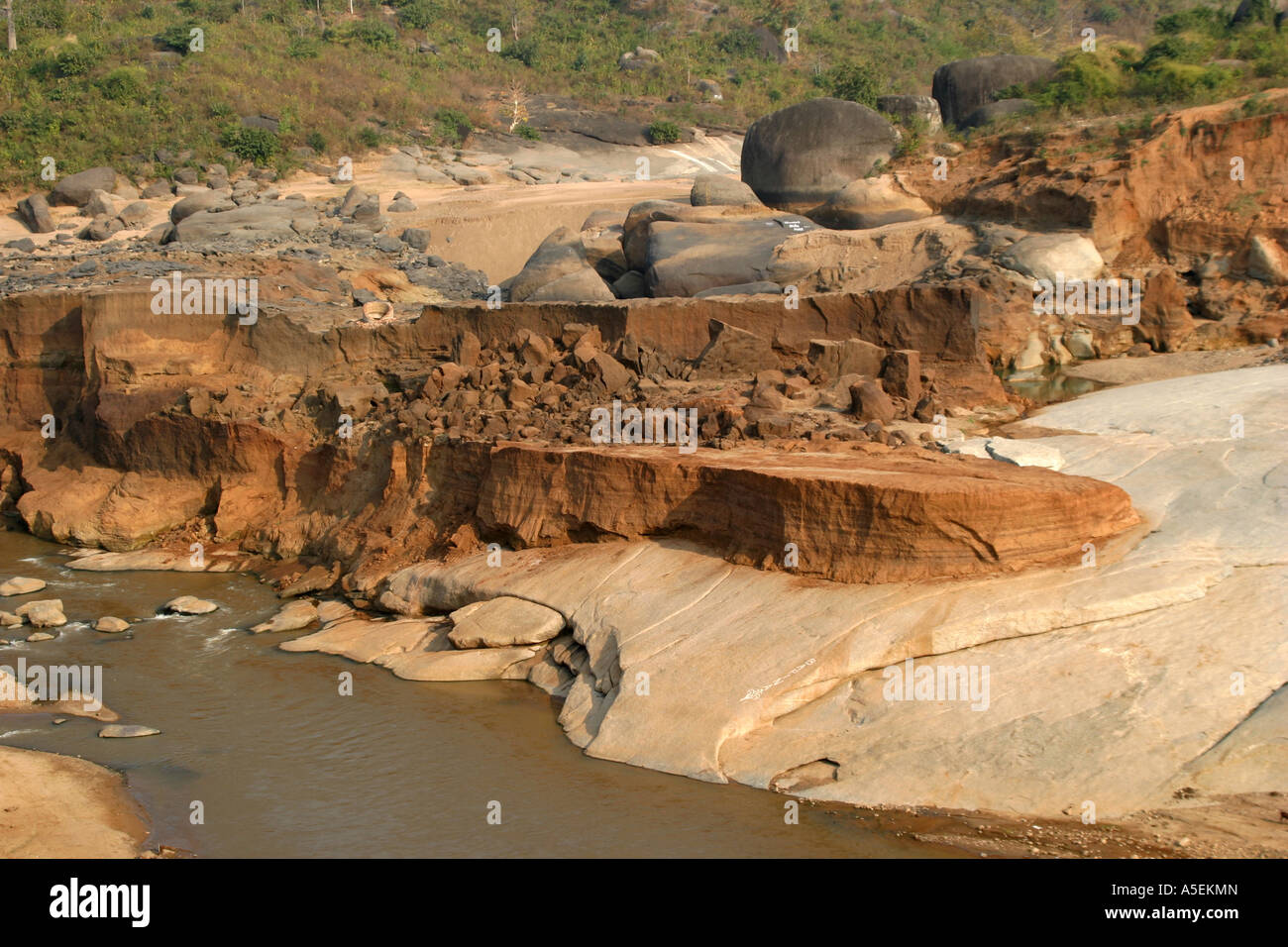 Nagavali River, Orissa where flooding destroyed the much visited ...