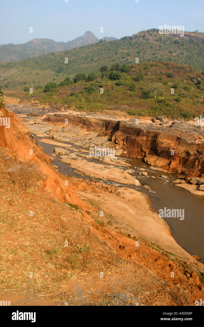 Nagavali River, Orissa where flooding destroyed the much visited ...