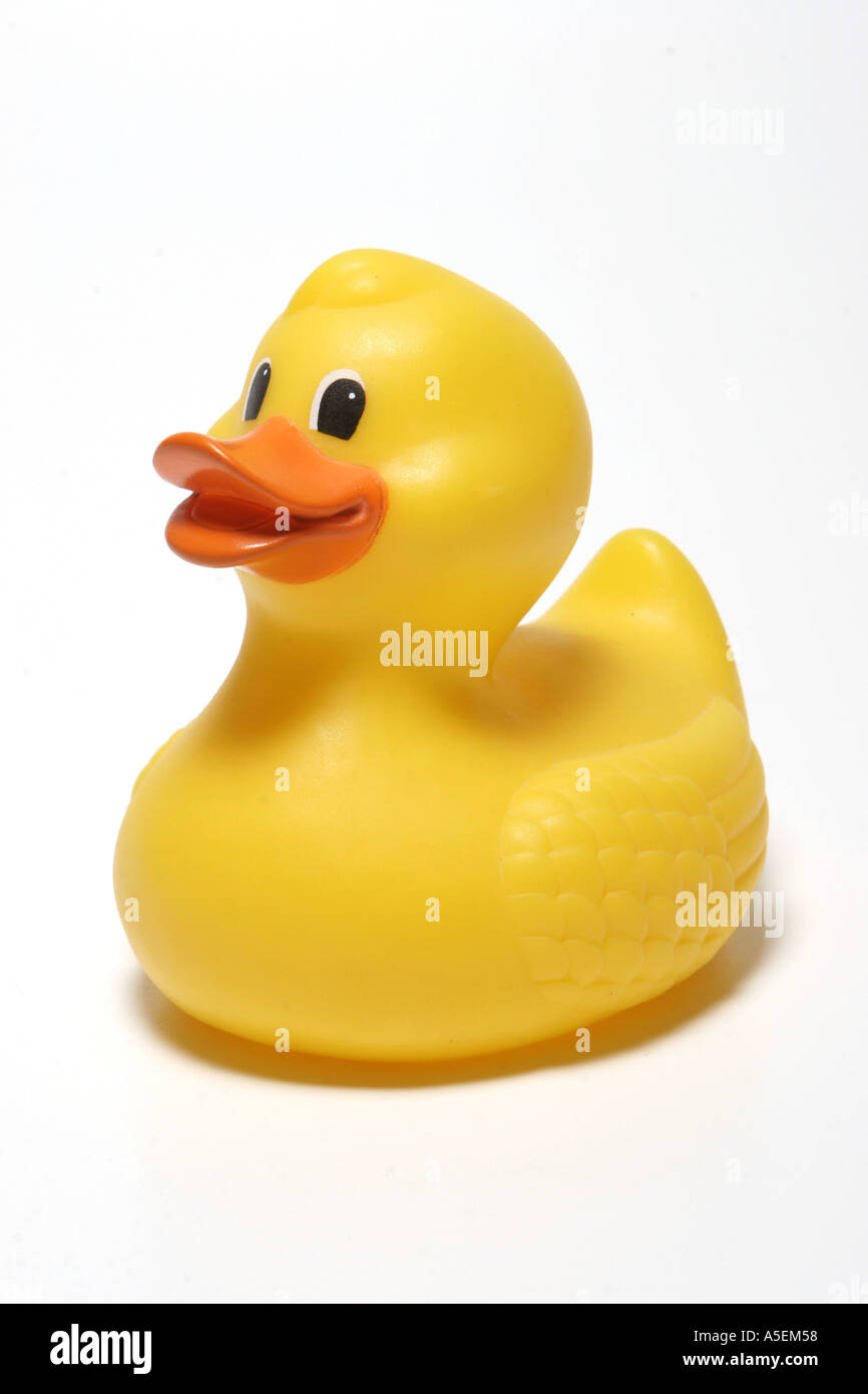 Yellow rubber duck Stock Photo - Alamy