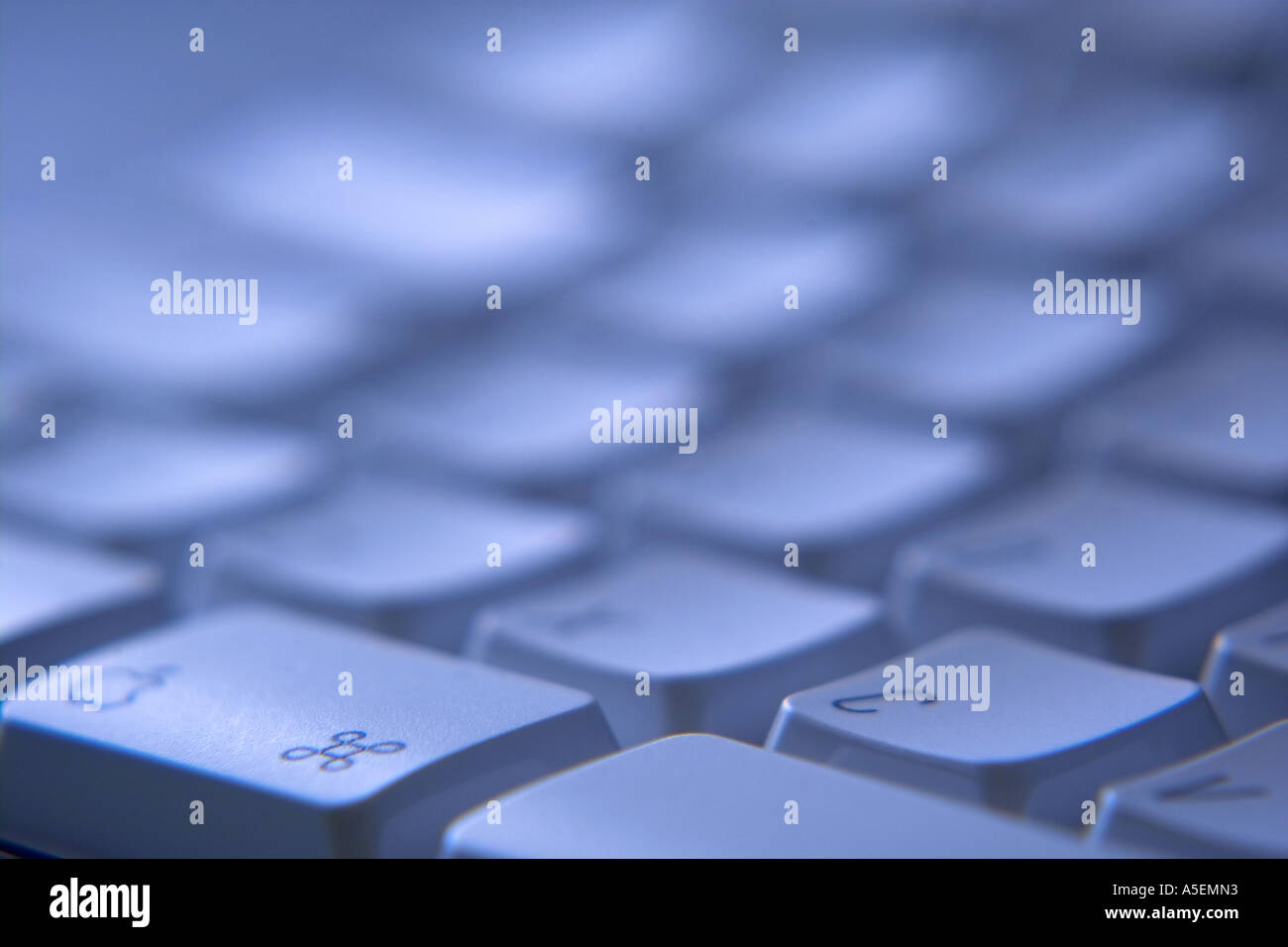 Computer Keyboard Apple Mac showing the Apple Key and C Key copy ...