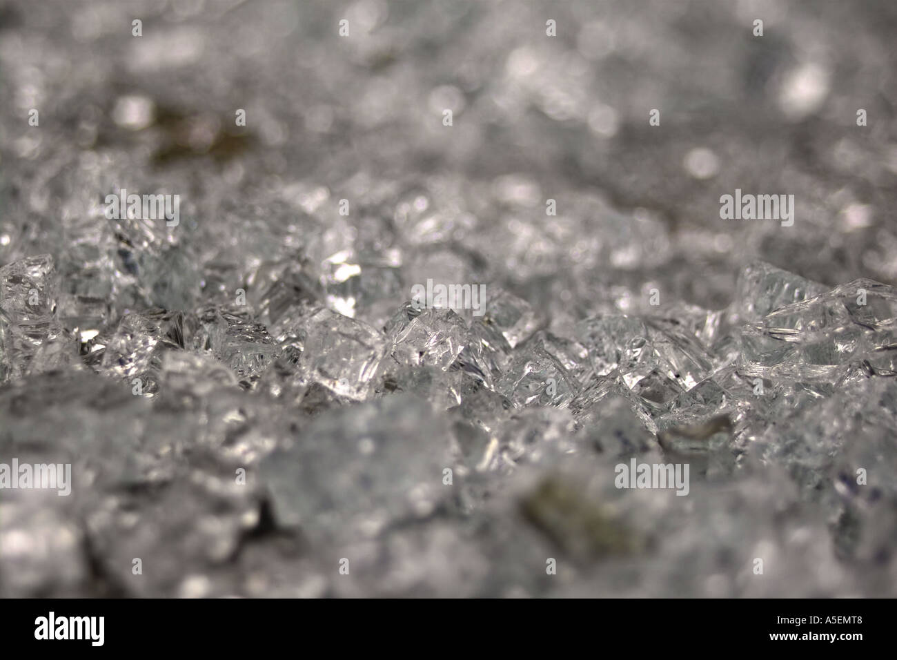 Fragments of broken glass Stock Photo - Alamy