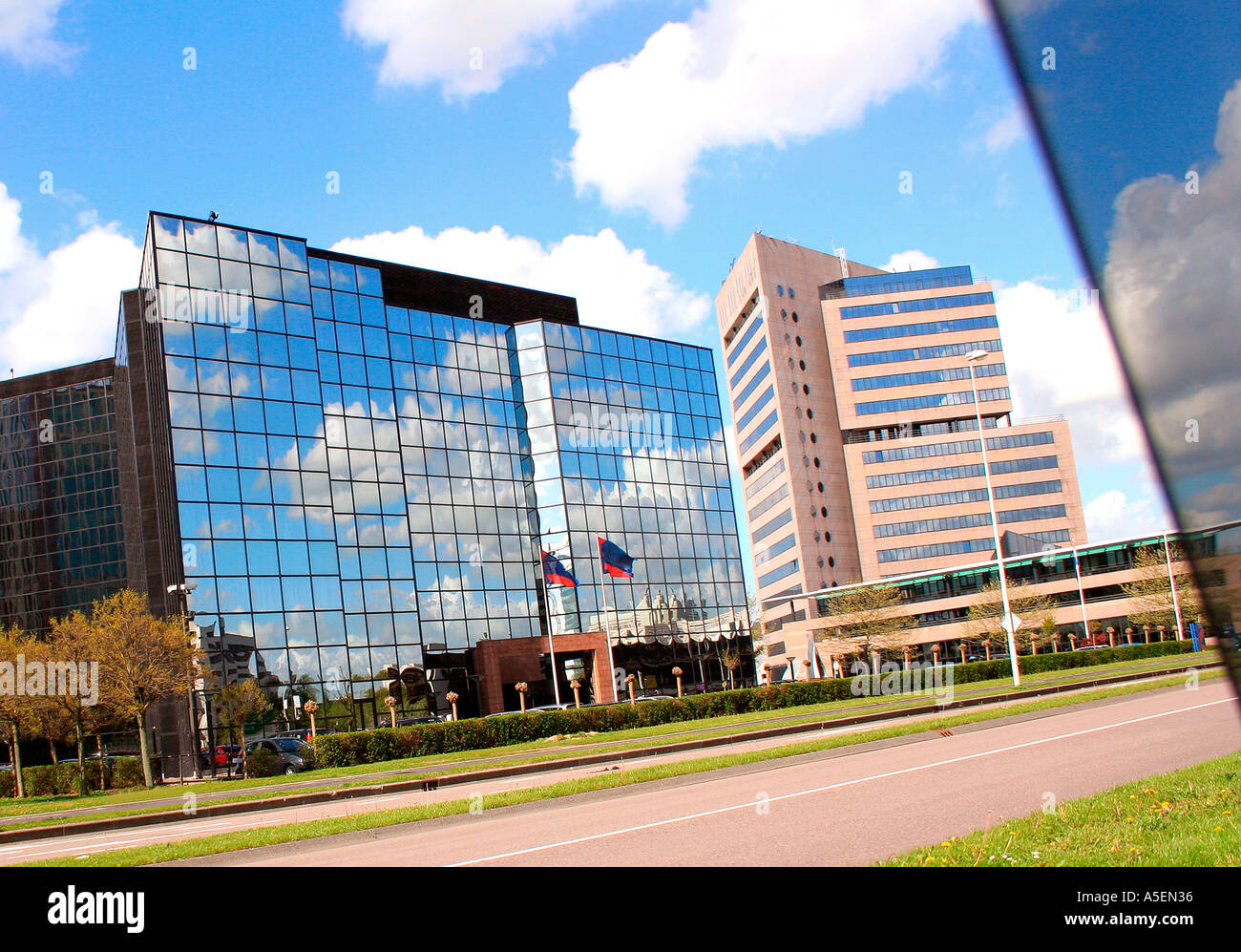 Office Buildings in Amsterdam Zuid Oost Stock Photo - Alamy