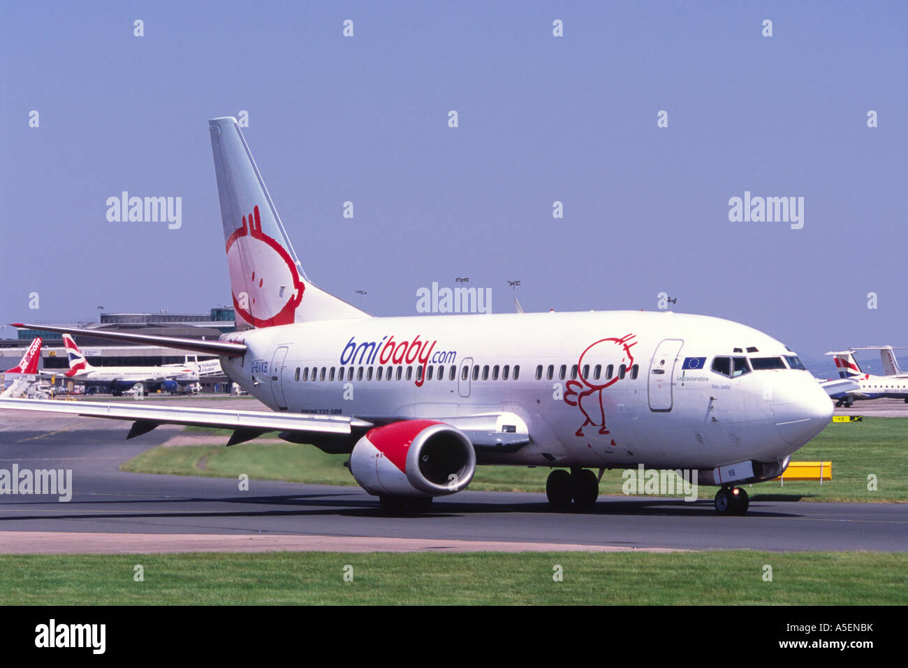 Boeing 737 operated by BMI Baby Stock Photo - Alamy