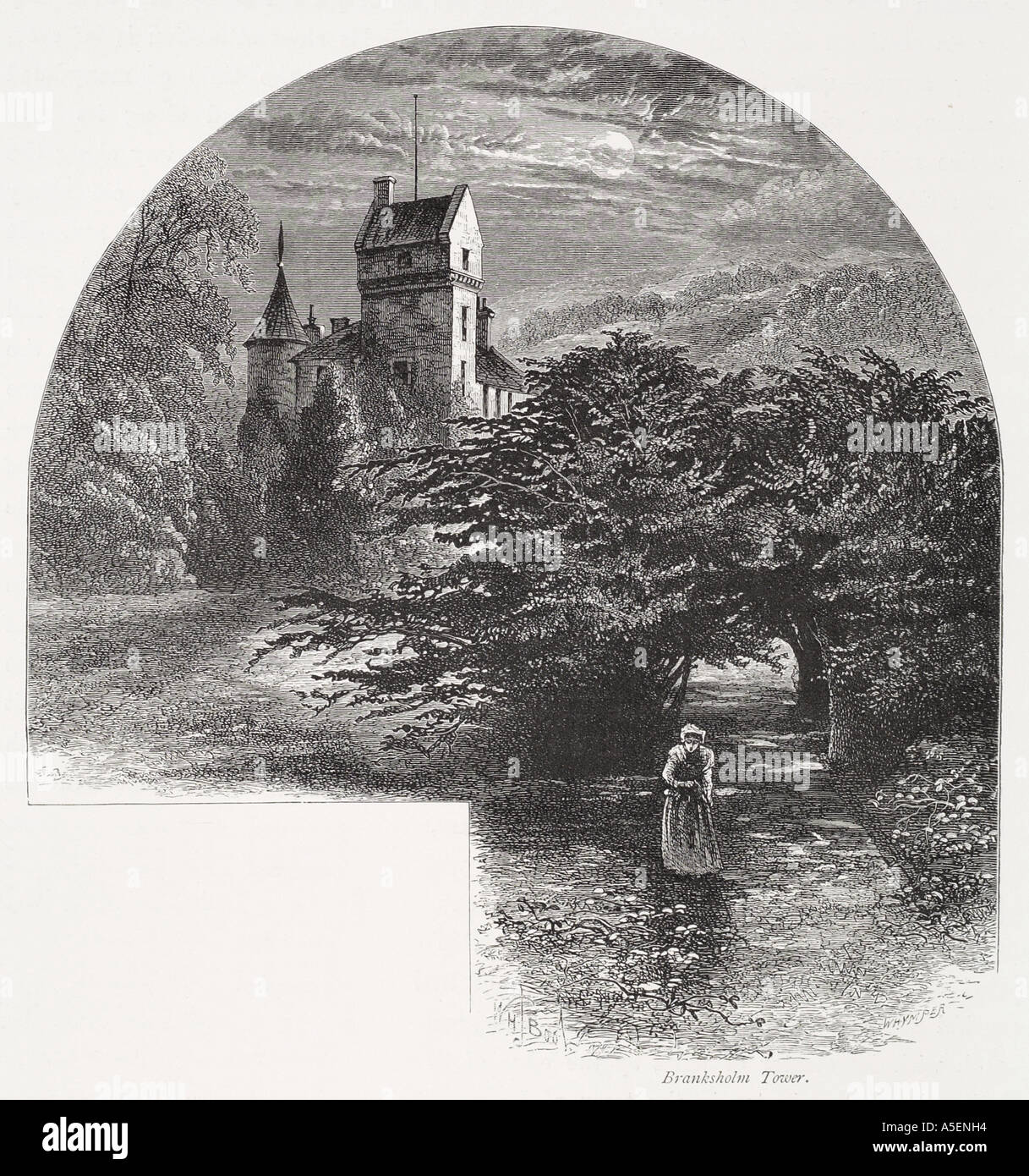 English border castle hi-res stock photography and images - Alamy