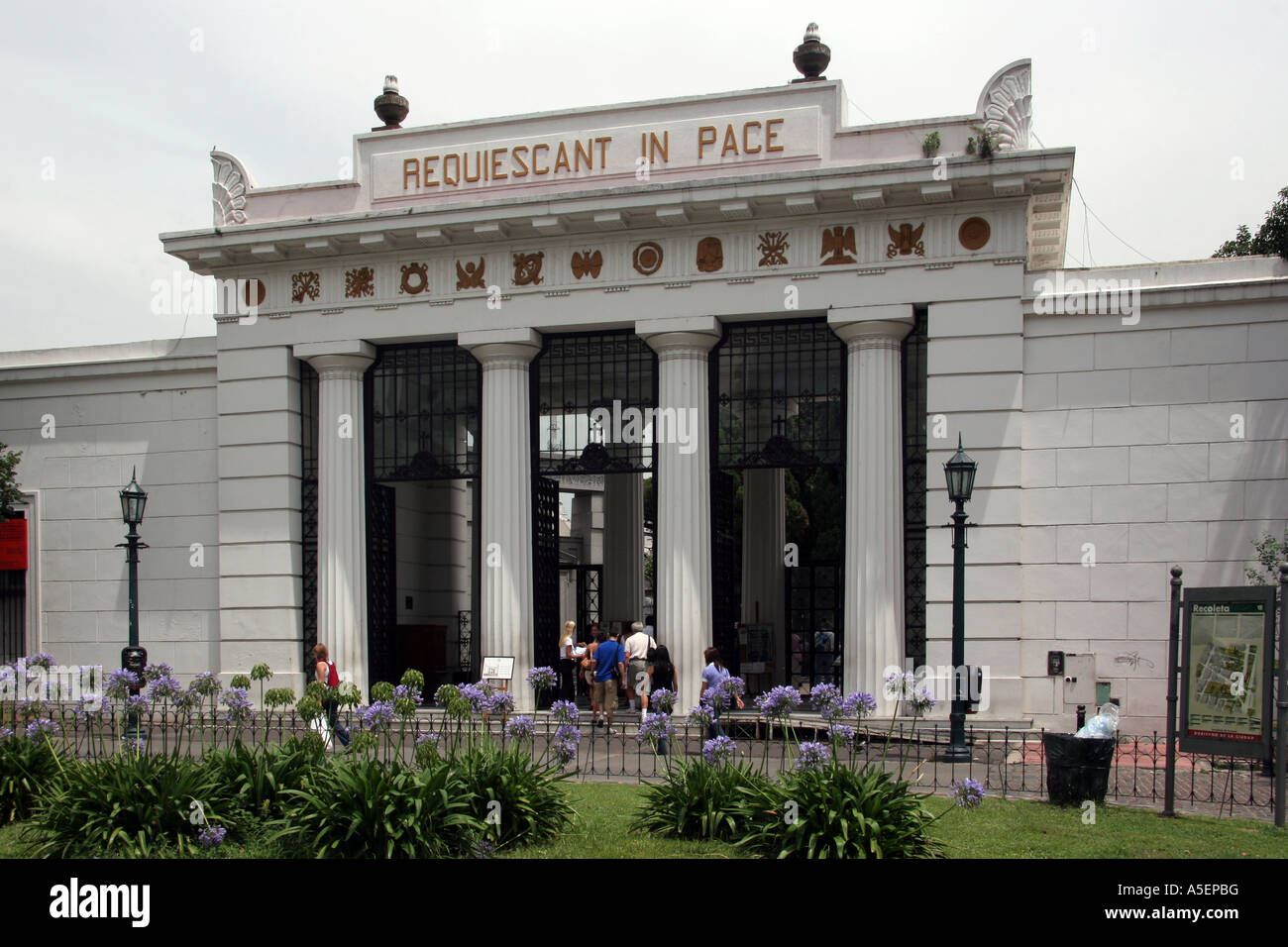 Argentina Buenos Aires La Recoleta Stock Photo - Alamy