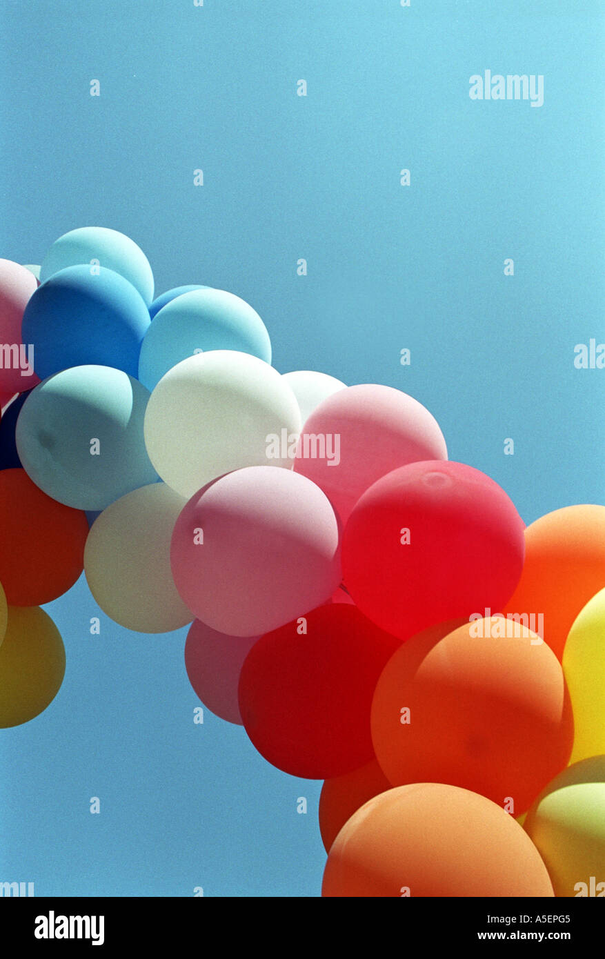 many colourful balloons Stock Photo - Alamy