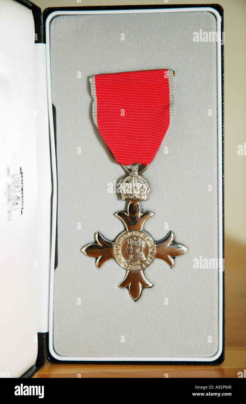Mbe medal hi-res stock photography and images - Alamy