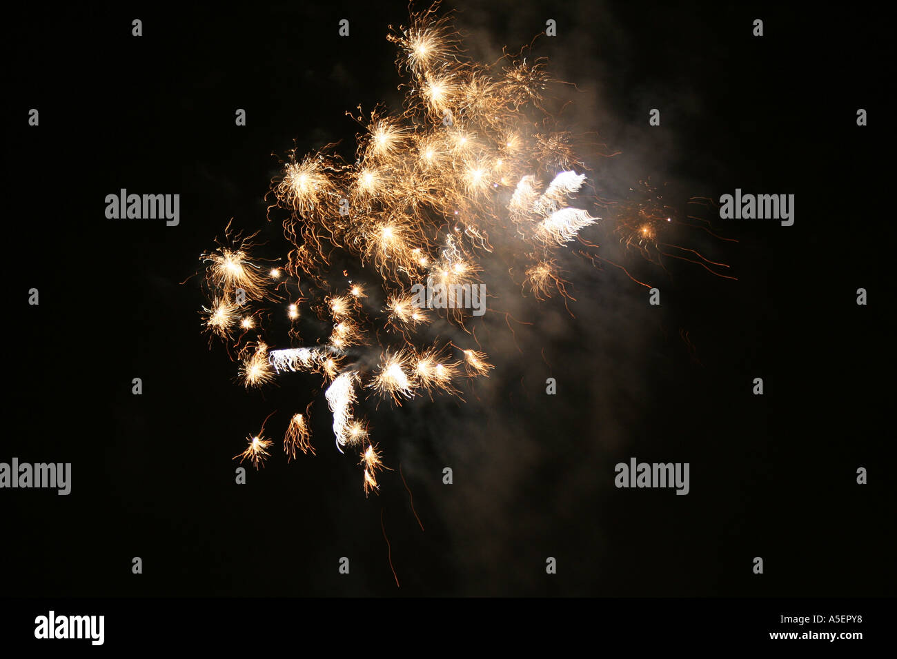 Explosive fireworks illuminate night hi-res stock photography and ...
