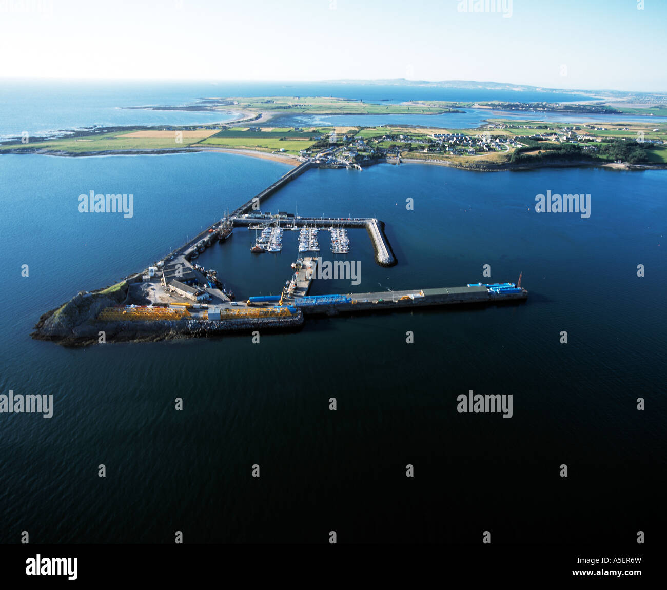 large seaport on irish south west coast Stock Photo - Alamy