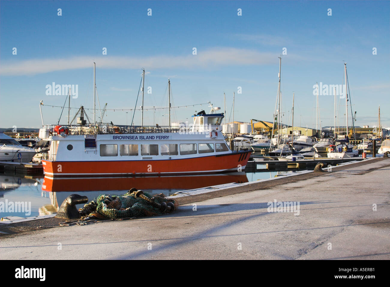 Brownsea Island Ferry Poole Quay Dorset England UK Stock Photo - Alamy