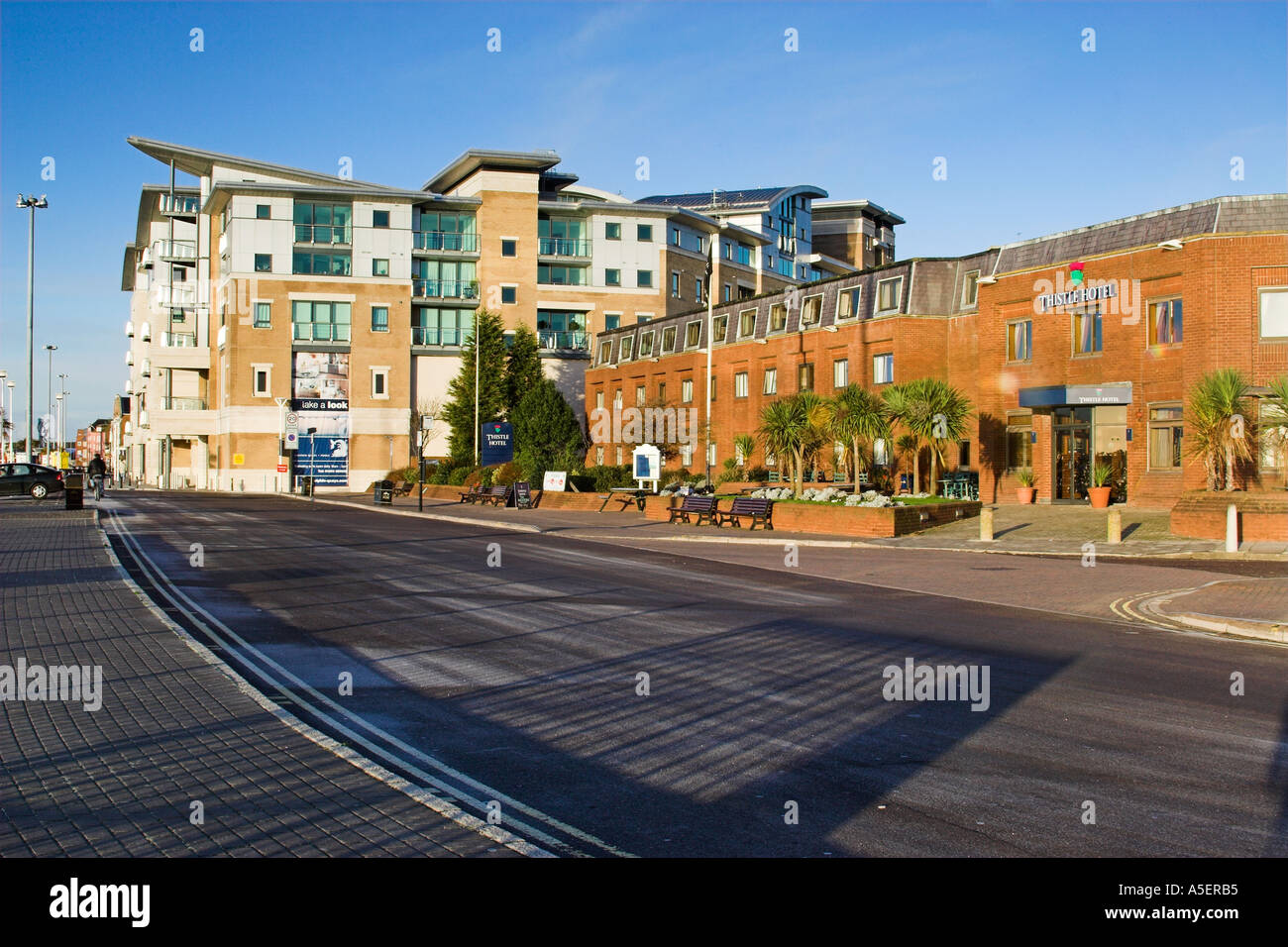 Poole Quay Dorset England UK Stock Photo - Alamy