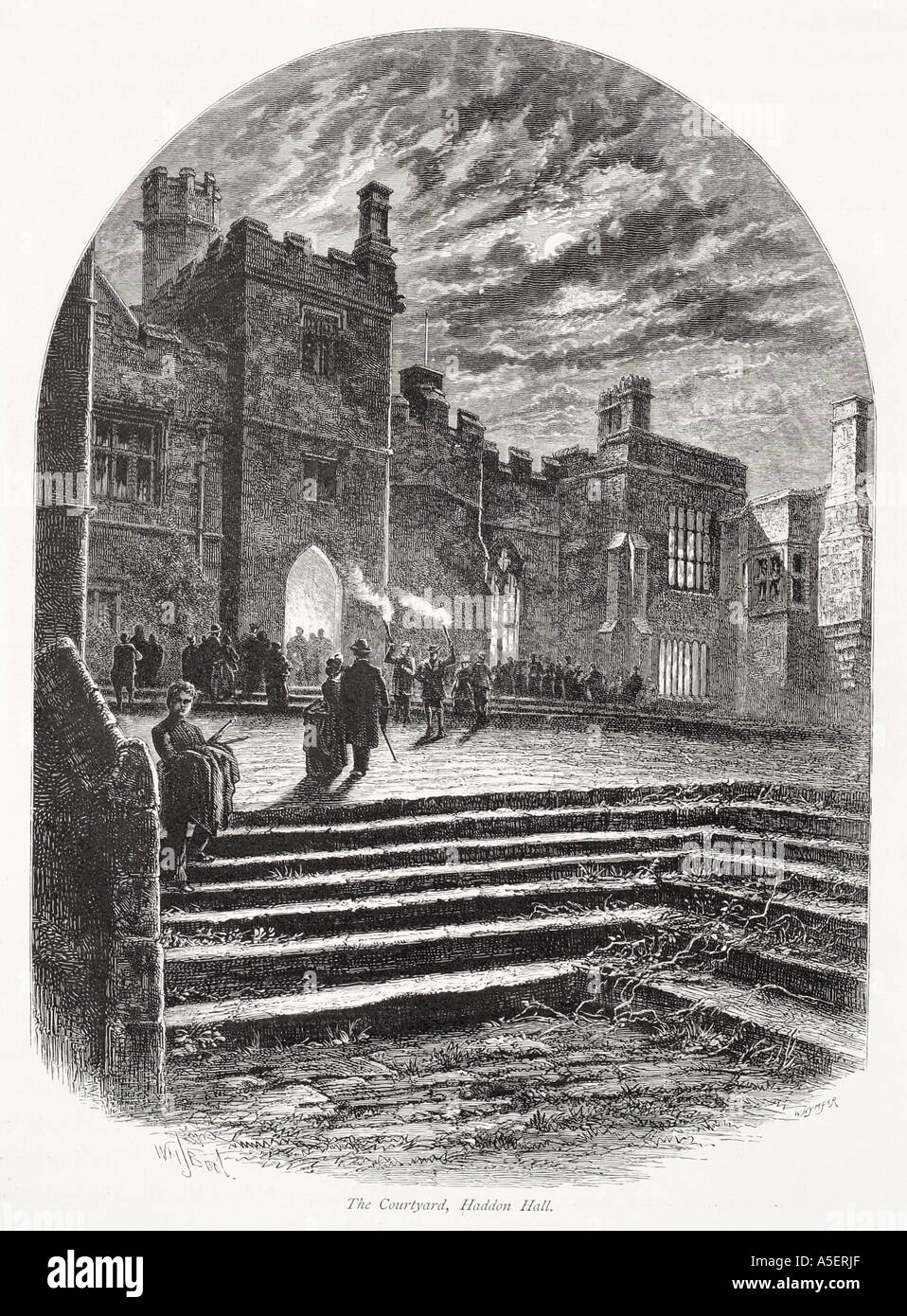 haddon hall Lord Edward Manner Bakewell Derbyshire England UK United ...