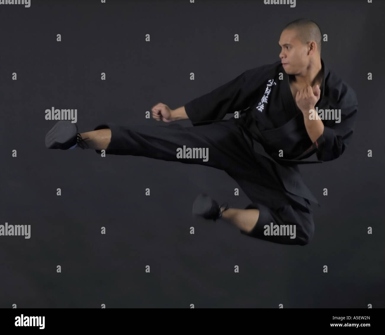 Flying kick karate hi-res stock photography and images - Alamy