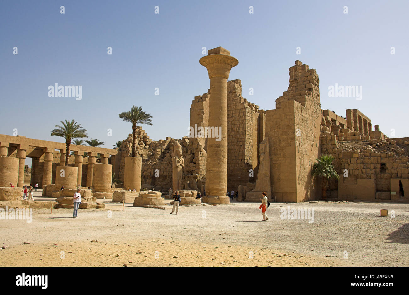 Entrance to the Temple of Karnak Complex, Luxor, Egypt Stock Photo - Alamy