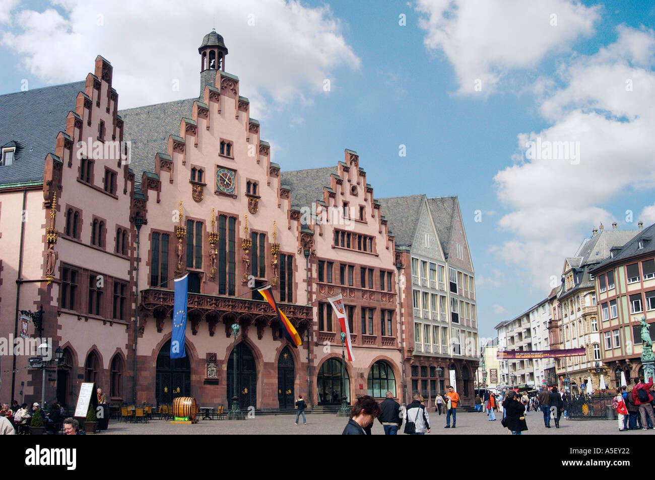 Frankfurt Roemer city hall Germany Stock Photo - Alamy