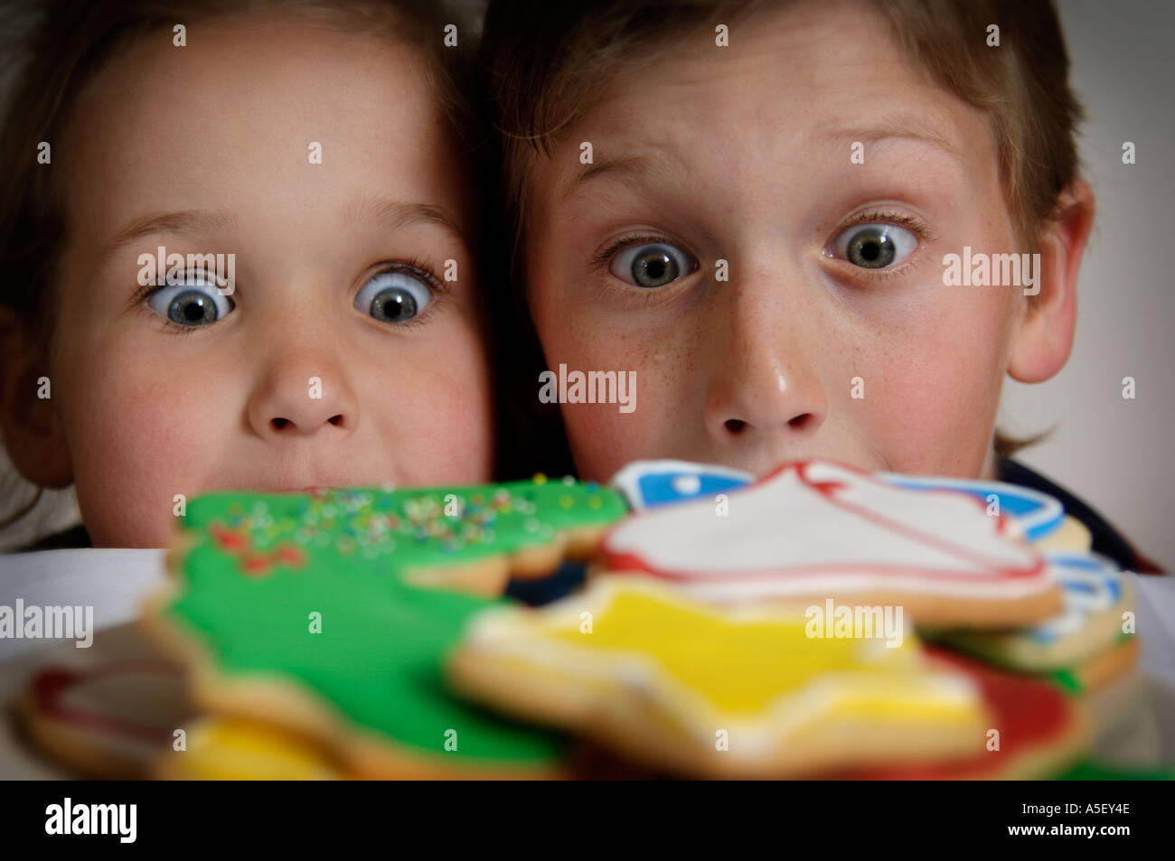 Child staring cookies hi-res stock photography and images - Alamy