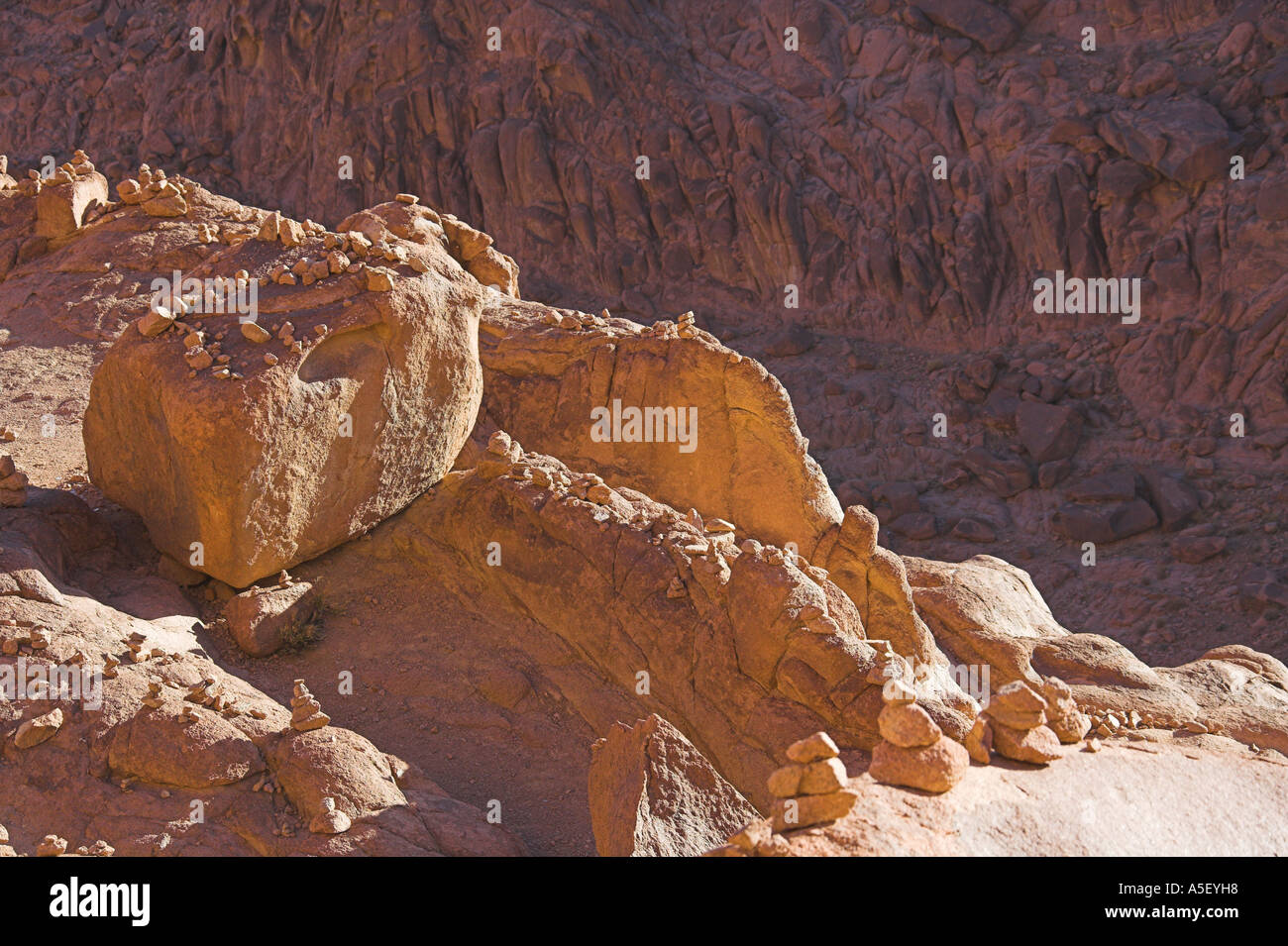 Moses Mountain, Sinai Peninsular, Egypt. Where God Handed Down the Ten ...
