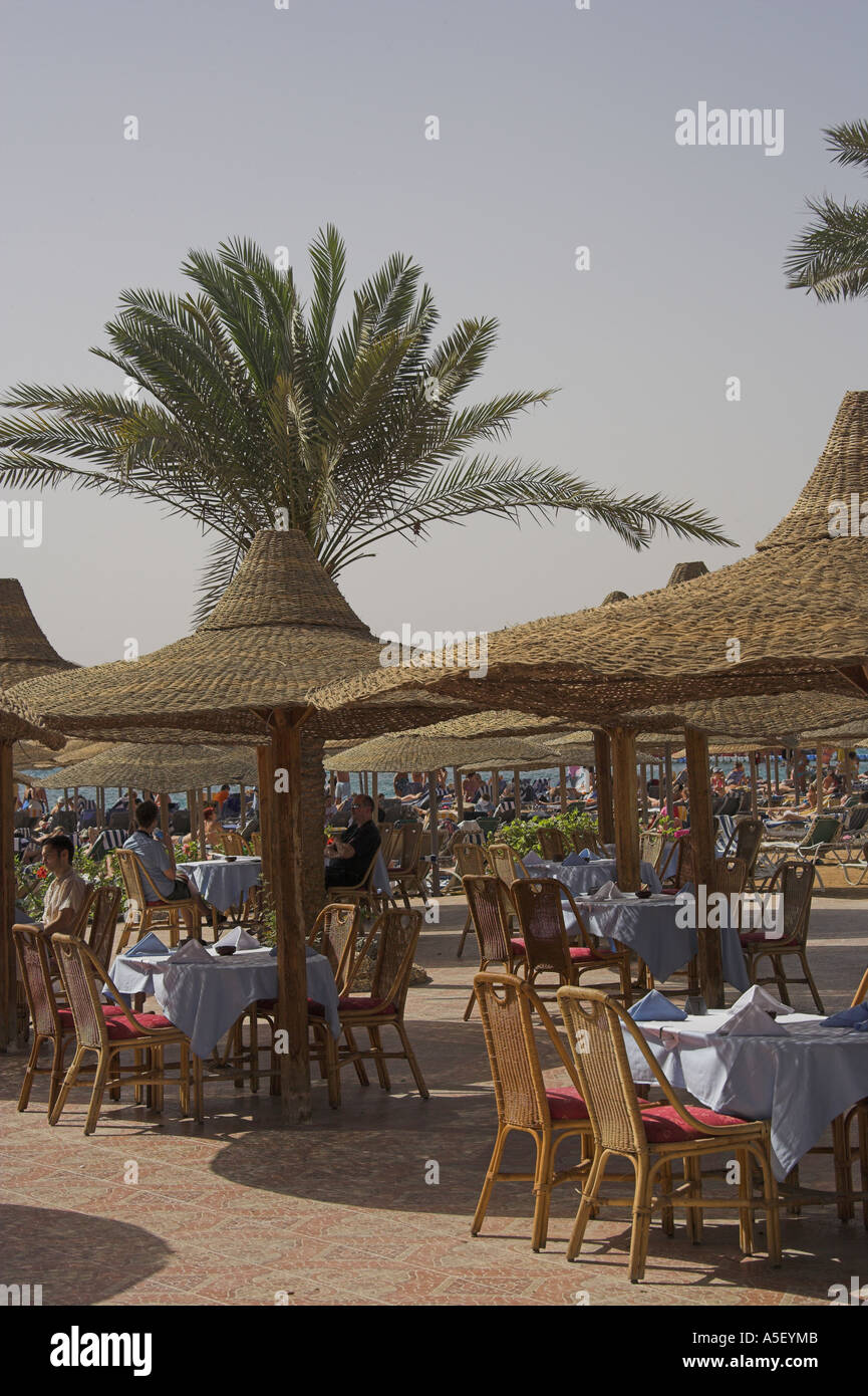 Beach Restaurant, Sharm El Sheik, Red Sea, Egypt Stock Photo - Alamy